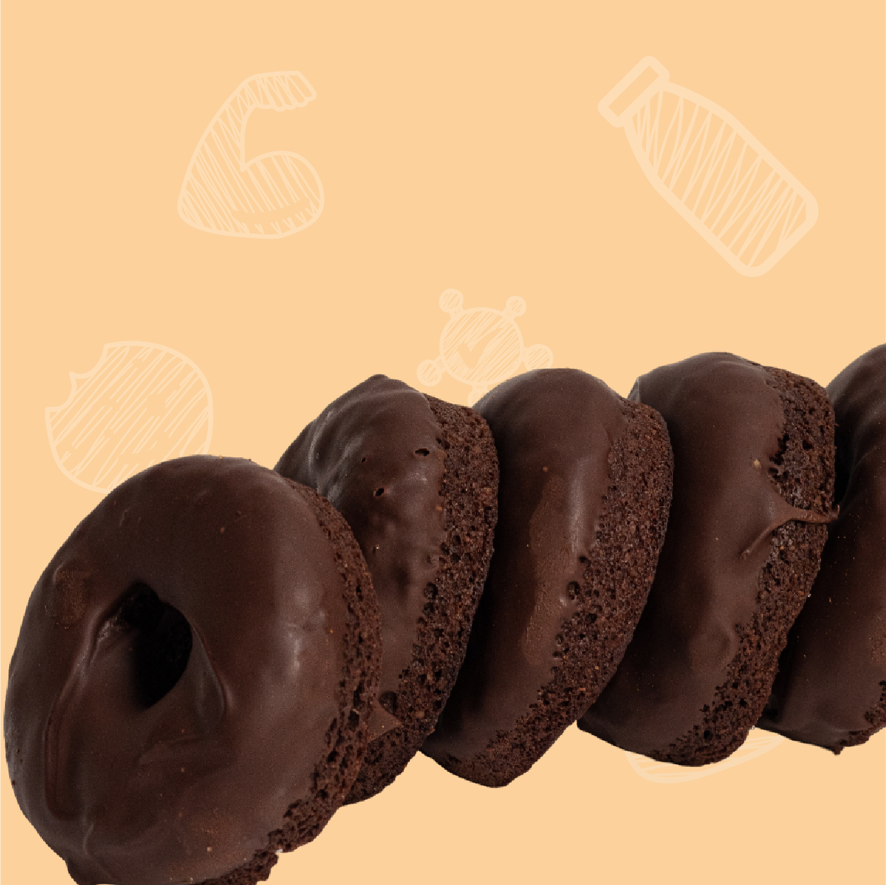 Dona Chocolate Keto - Mayoreo Huipi