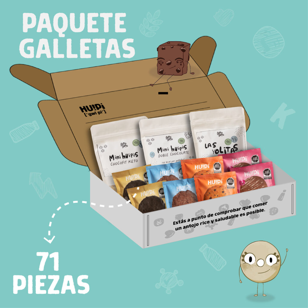 Paquete Galletas - Mayoreo Huipi